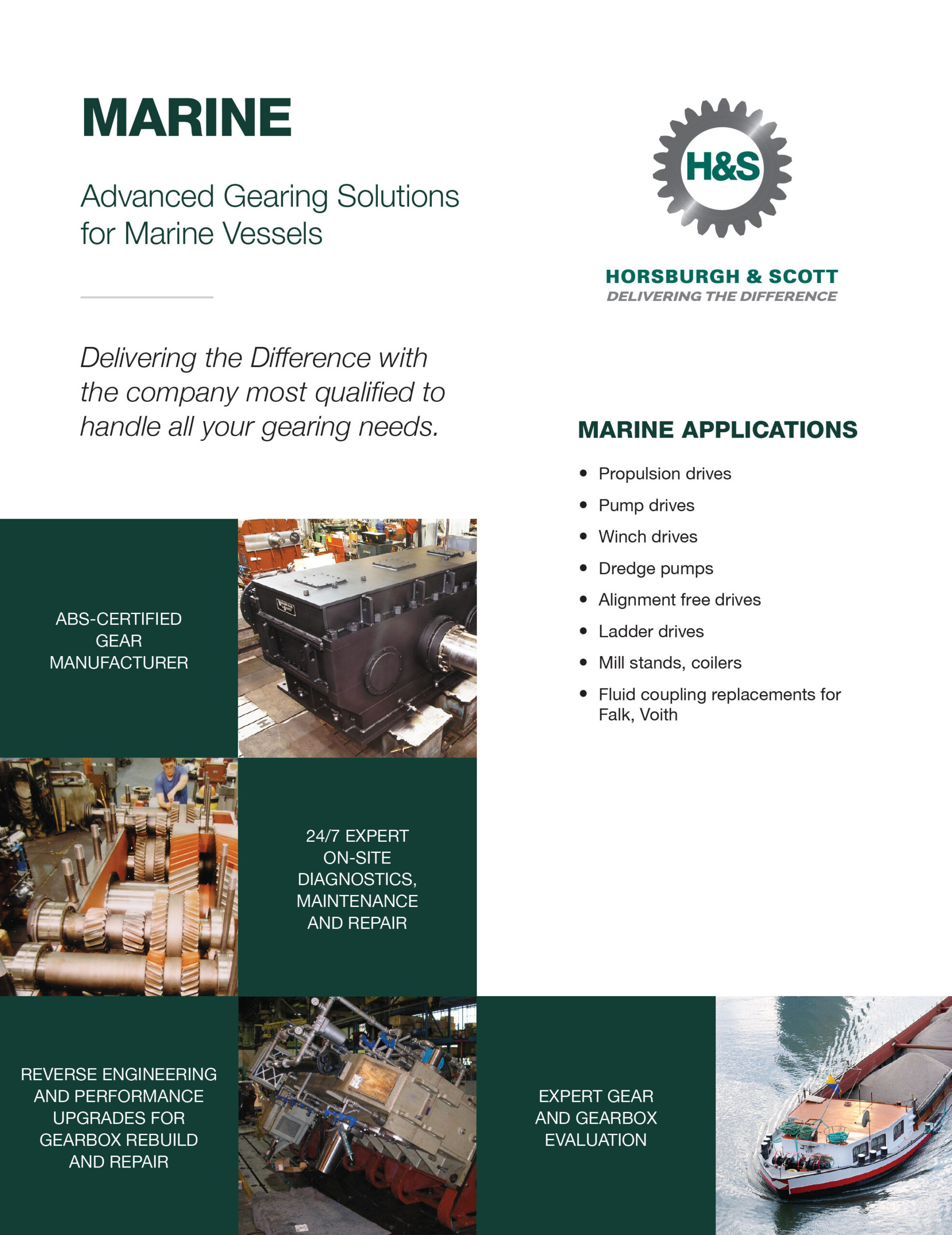 ABS-certified Gears for Marine Vessels – Horsburgh & Scott